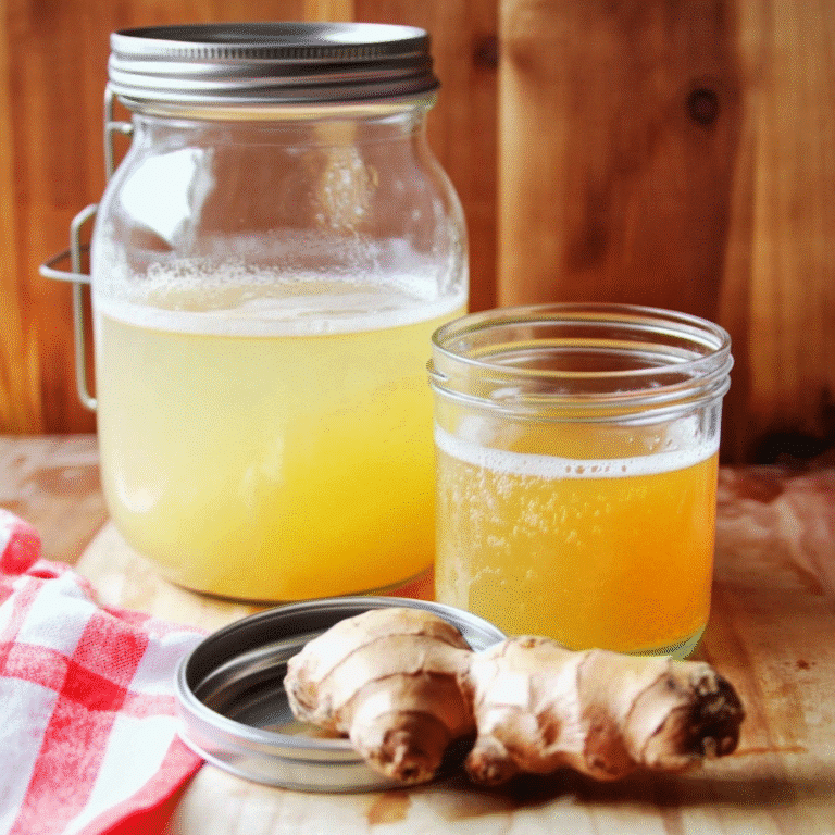Ginger Bug Recipe – Easy 5-Step Guide for Homemade Fizz