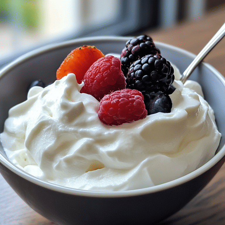 Best Fluffy Yogurt Recipe – The Most Whipped & Creamy in 2025